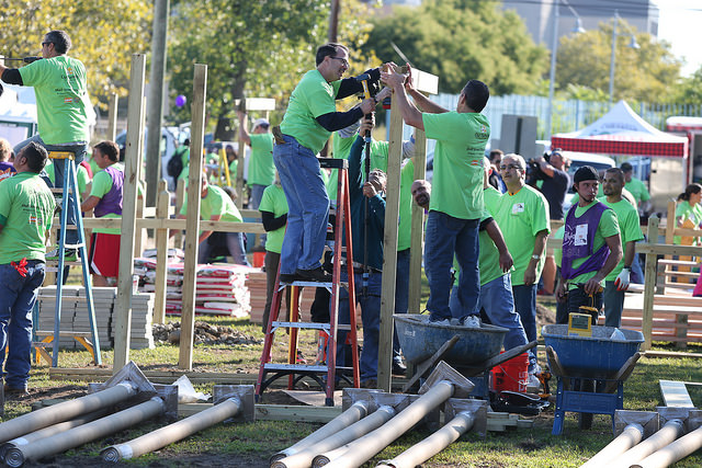 Volunteers Build Playground – Only In Bridgeport®