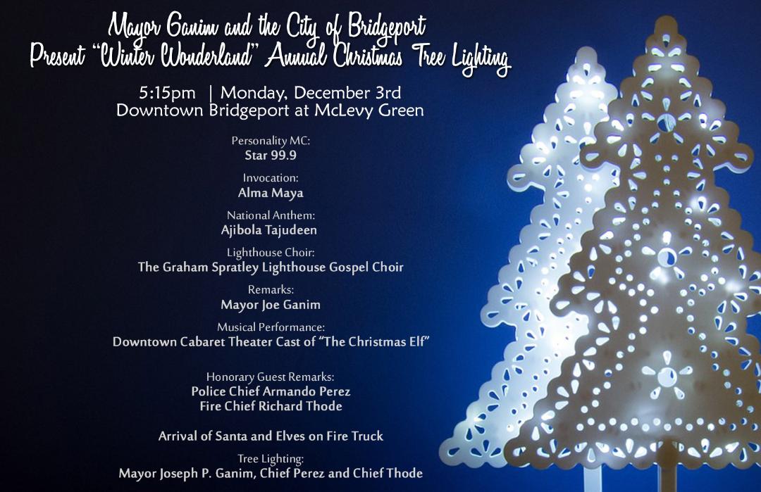 Tree Lighting Monday At McLevy Green – Only In Bridgeport®